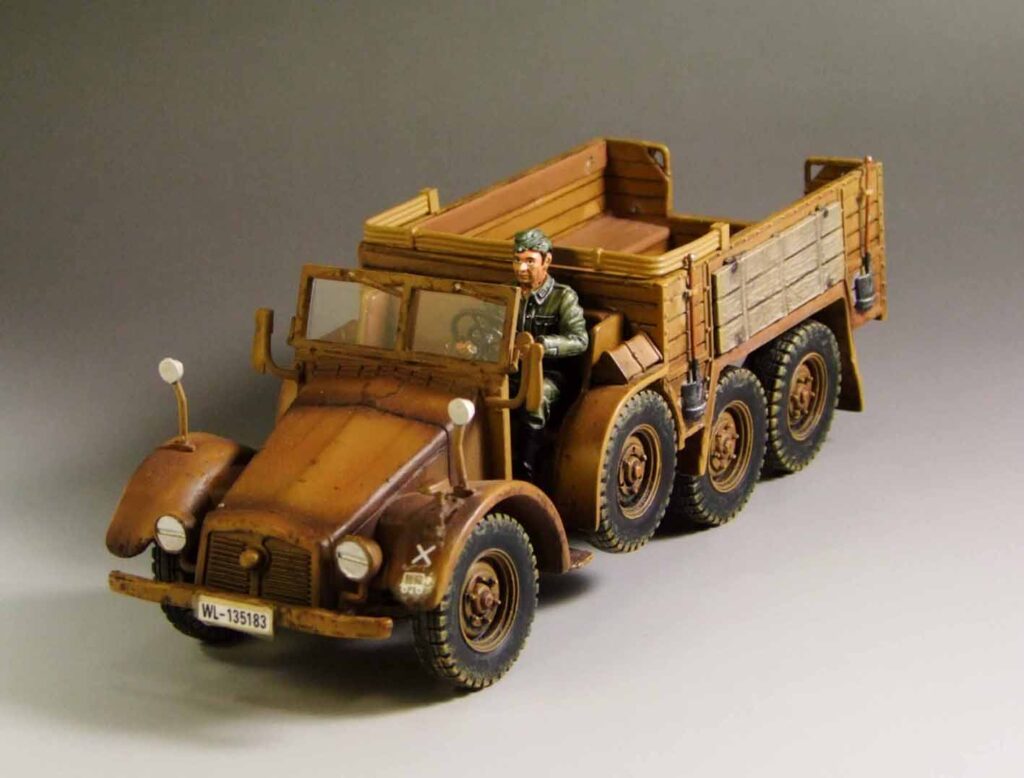 G008 WW2 German Krupp Protze truck Kfz 70 DAK version – Eagle Design