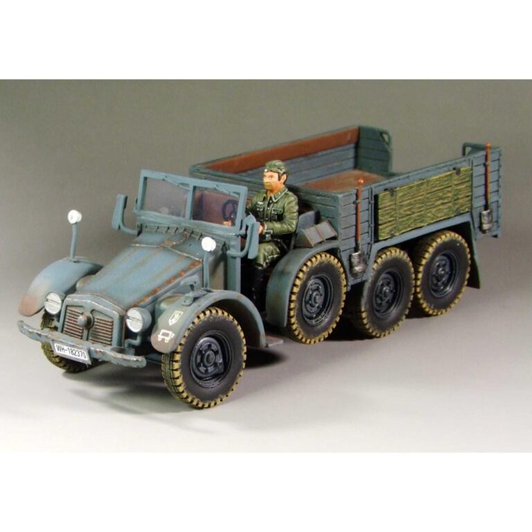 G010 WW2 German Krupp Protze truck Kfz 70 Grey version with driver ...