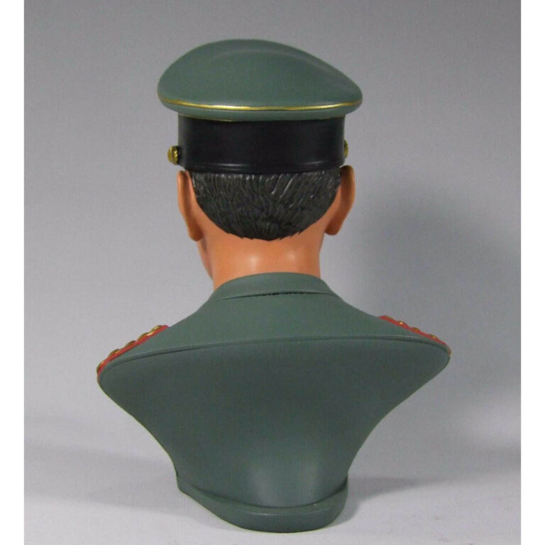 MS001 ww2 German General Erwin Rommel painted Bust statue – Eagle Design