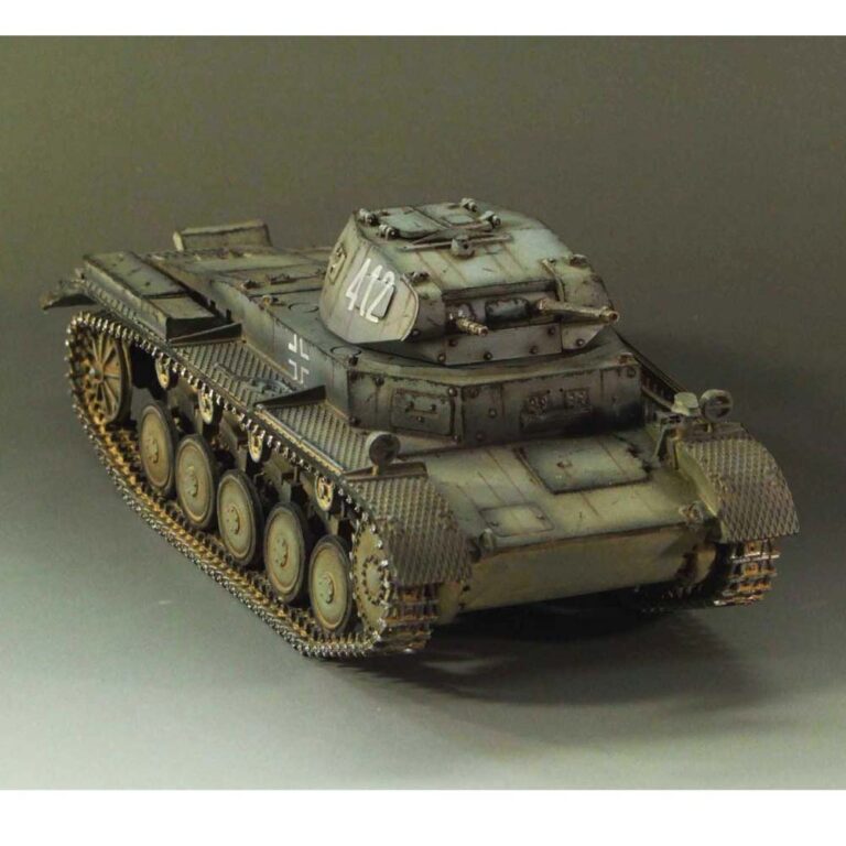 G058 1/30 WW2 German Panzer II a/b/c grey version – Eagle Design