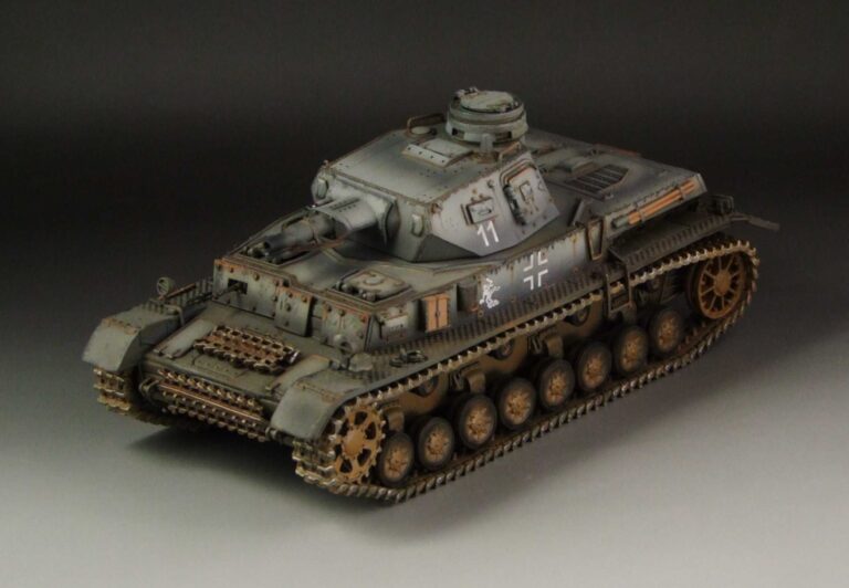 G023 1/30 scale WW2 German Panzer IV Ausf D Grey version – Eagle Design